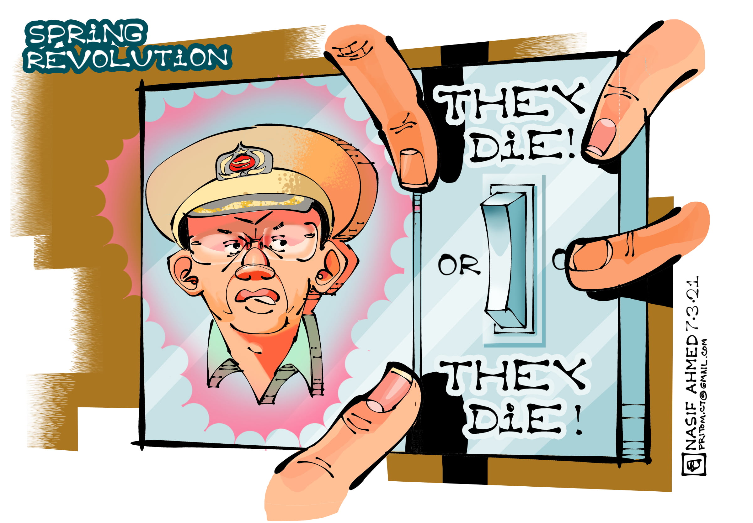 Myanmar's New Motto "They Die ,or They Die! " - Toons Mag