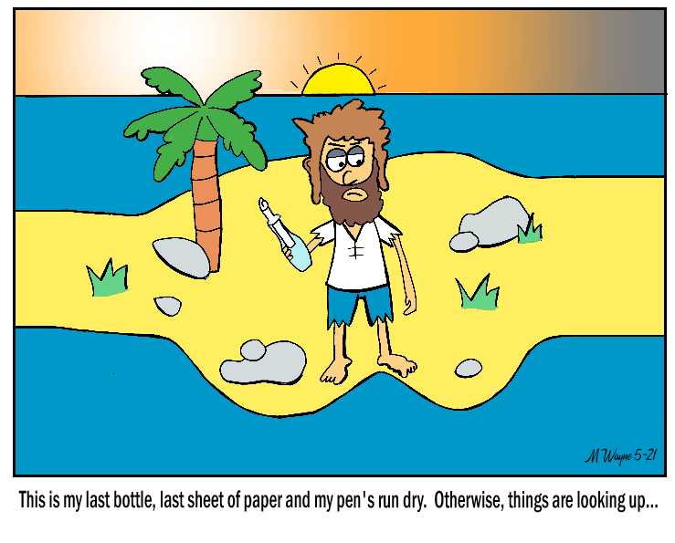 "Stranded" Cartoon. - Toons Mag