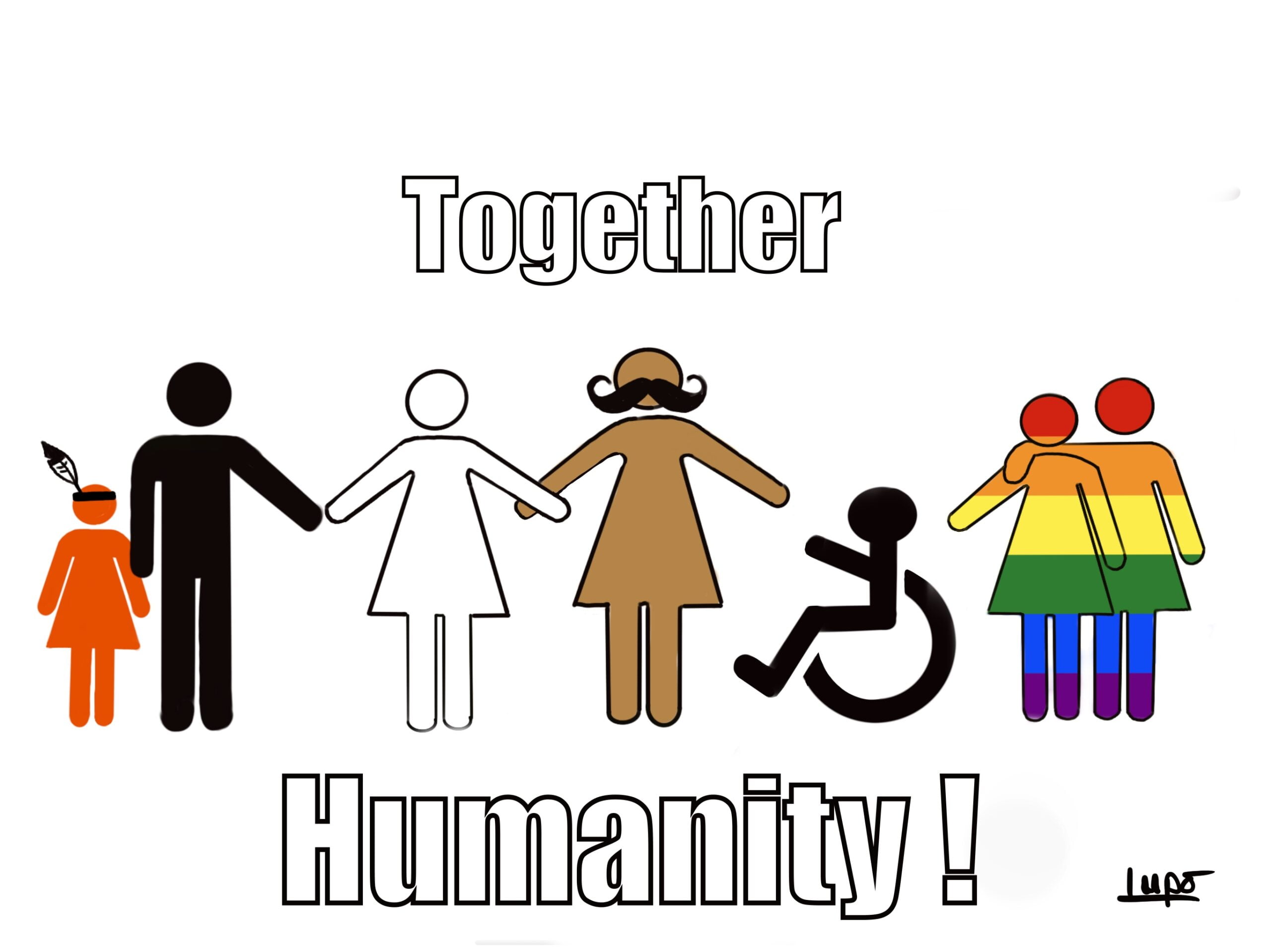 Against Discrimination - Toons Mag