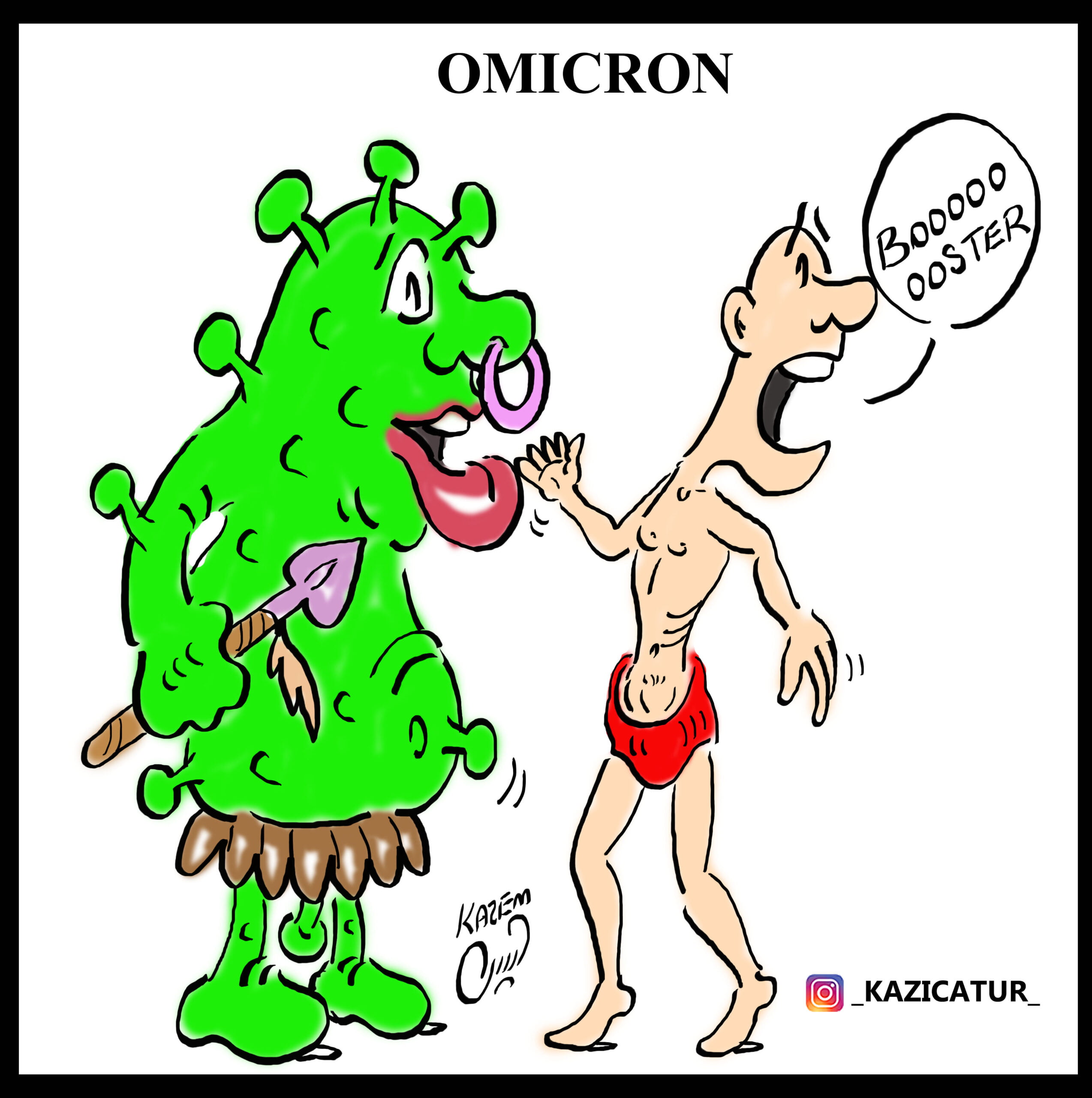 Omicron And Booster - Toons Mag