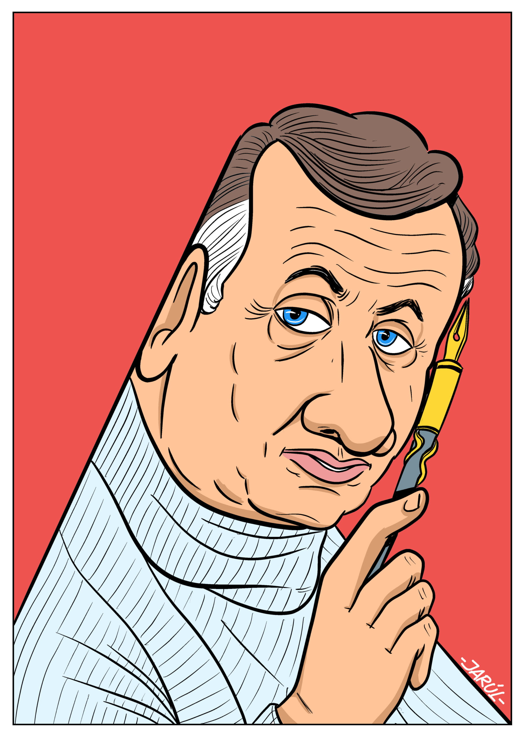 Nizar Qabbani Caricature - Toons Mag