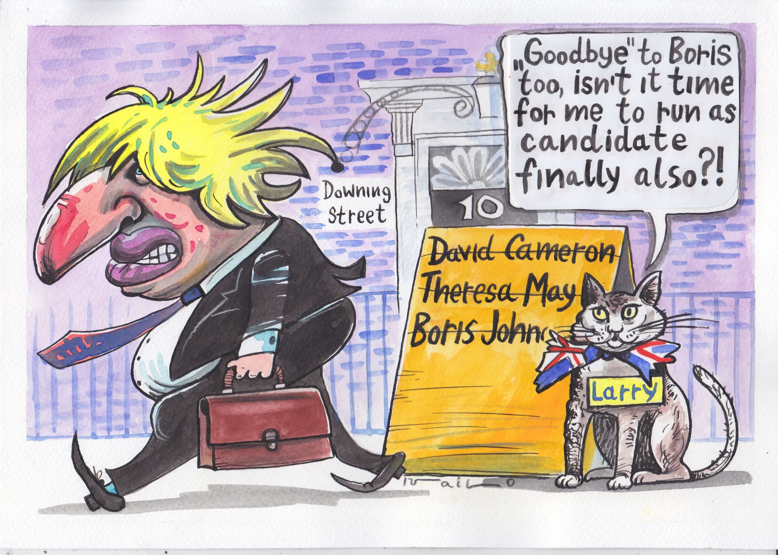 Boris Johnson Pensioner - Toons Mag