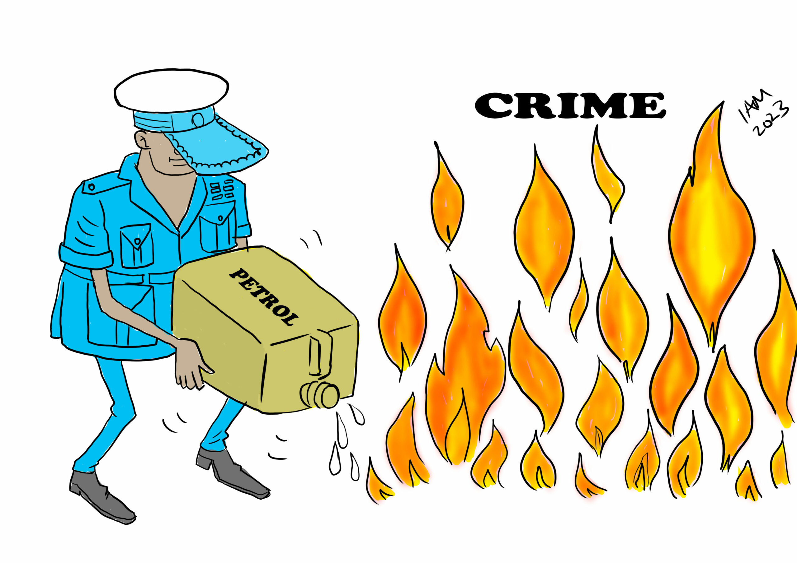 POLICE AND CRIME - Toons Mag