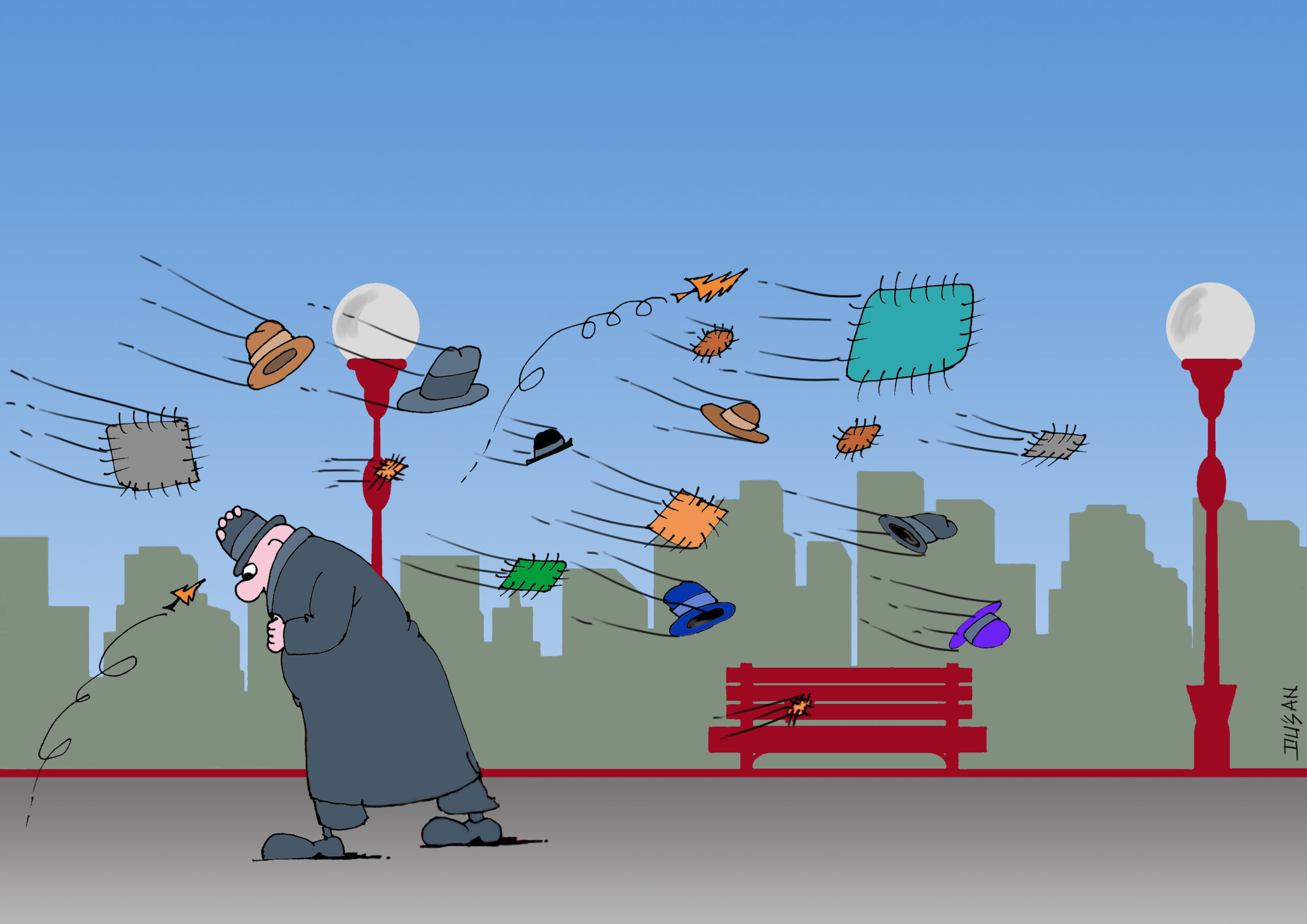 Windy Day - Toons Mag