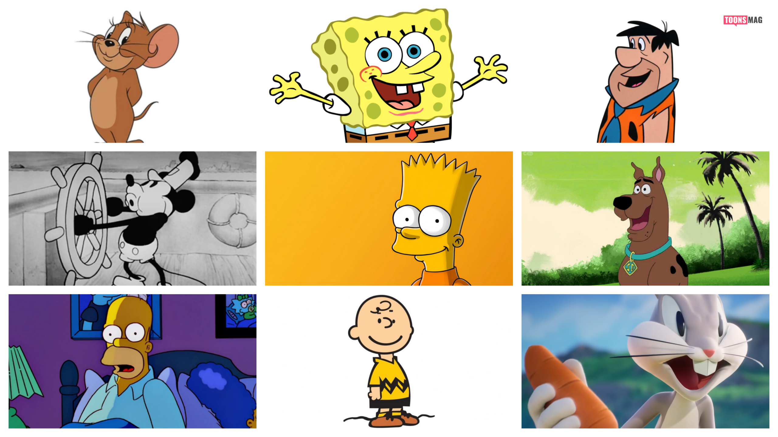35+ Most Famous Cartoon Characters Of All Time - Toons Mag