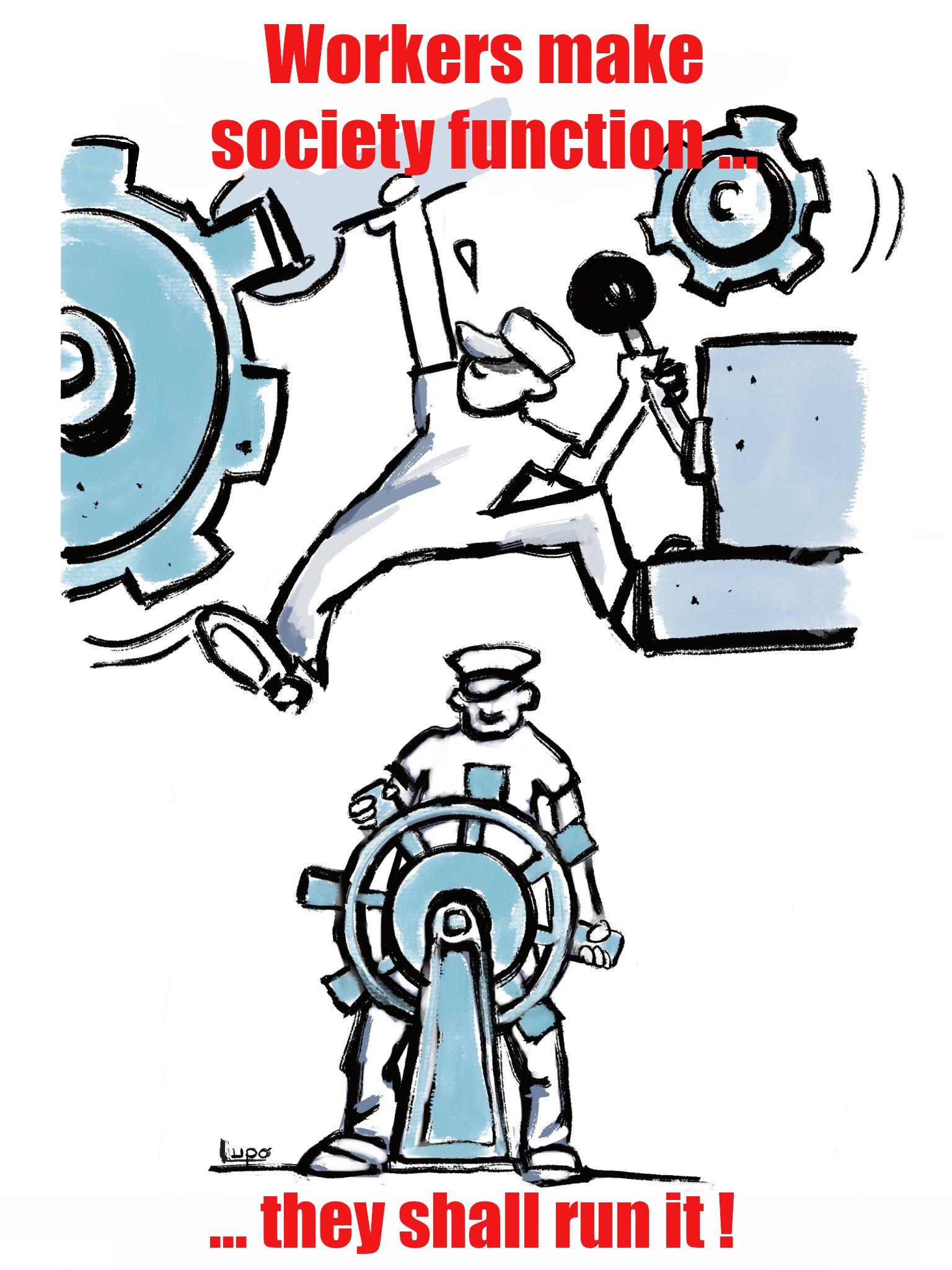 Worker's Struggle - Toons Mag