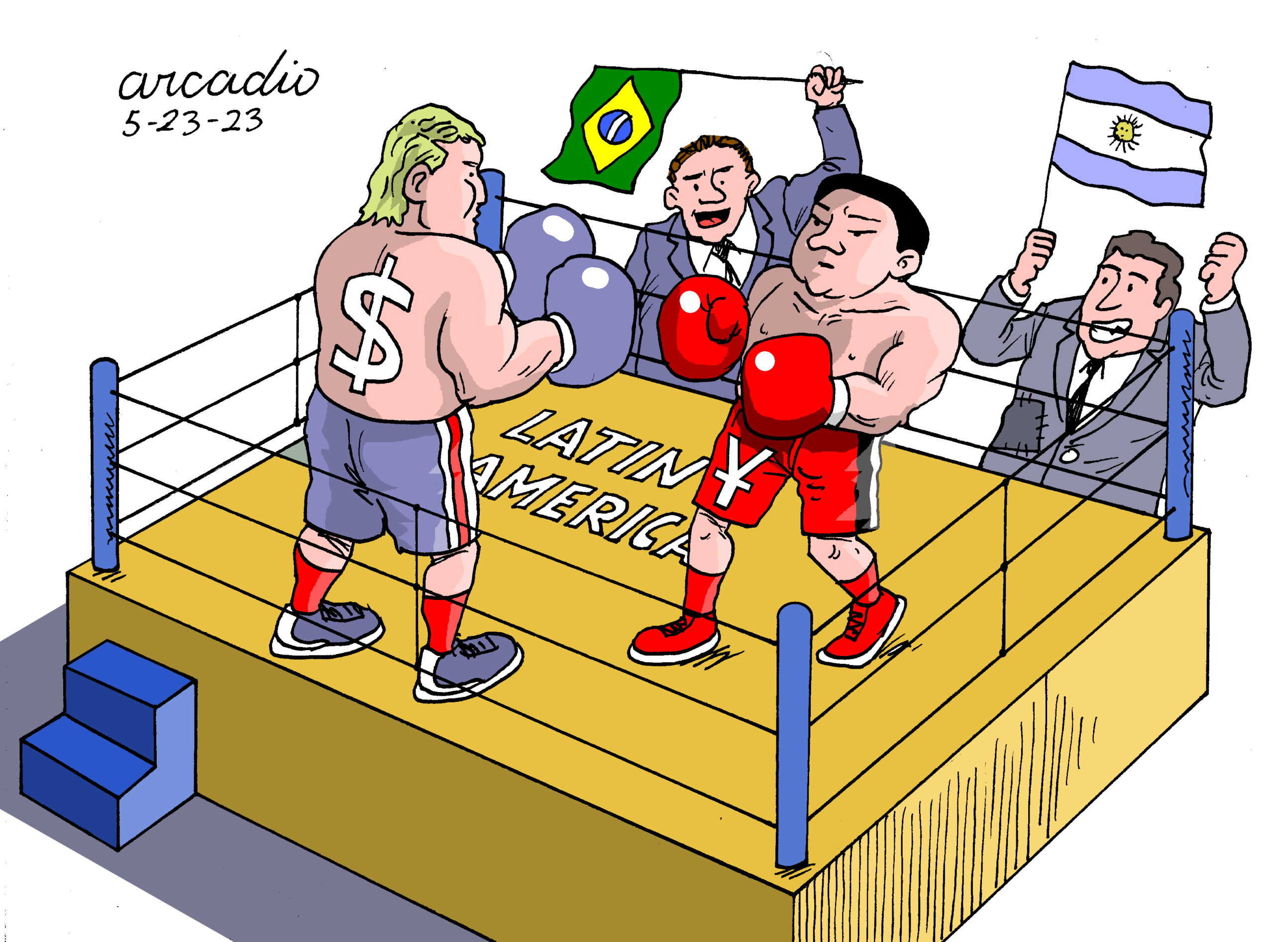 The Fight For Latin America. - Toons Mag