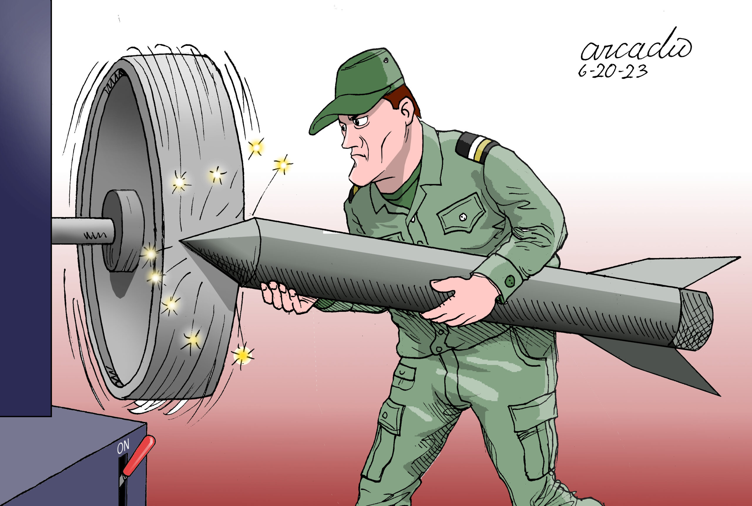 Preparing For War - Toons Mag