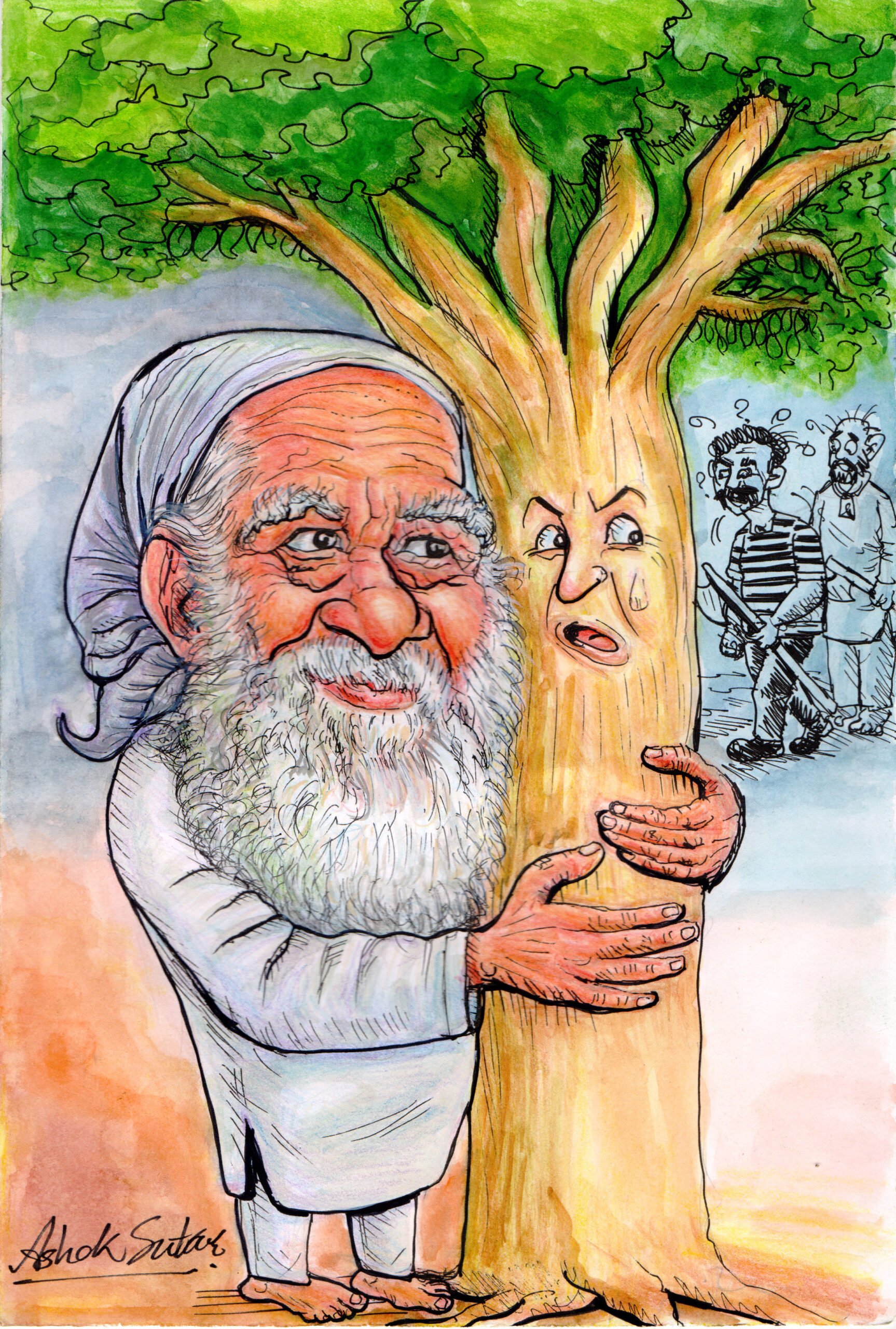 Sunderlal Bahuguna - Toons Mag