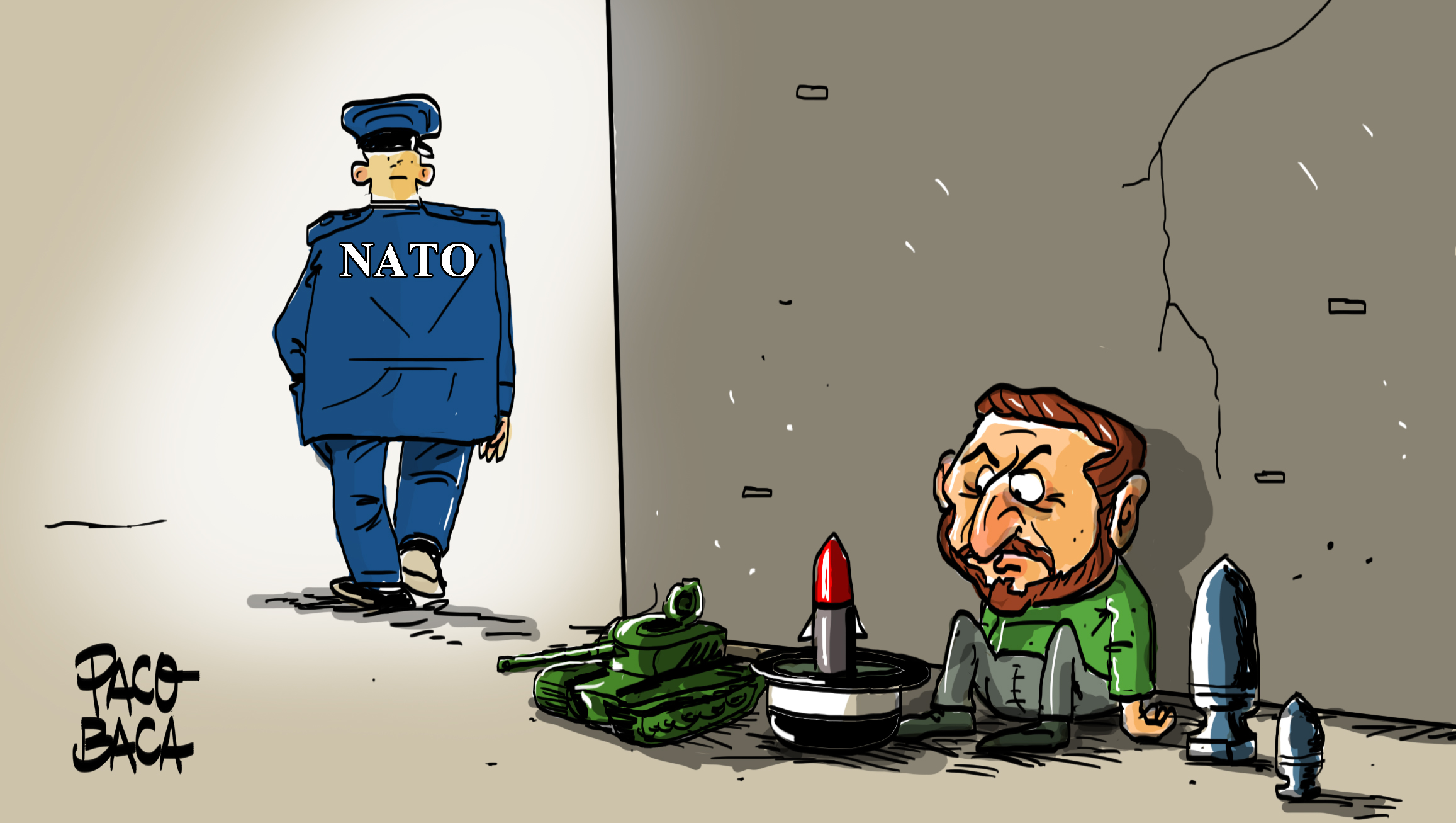 Zelenskyy's Plea: Ukraine And NATO In Satirical Light - Toons Mag