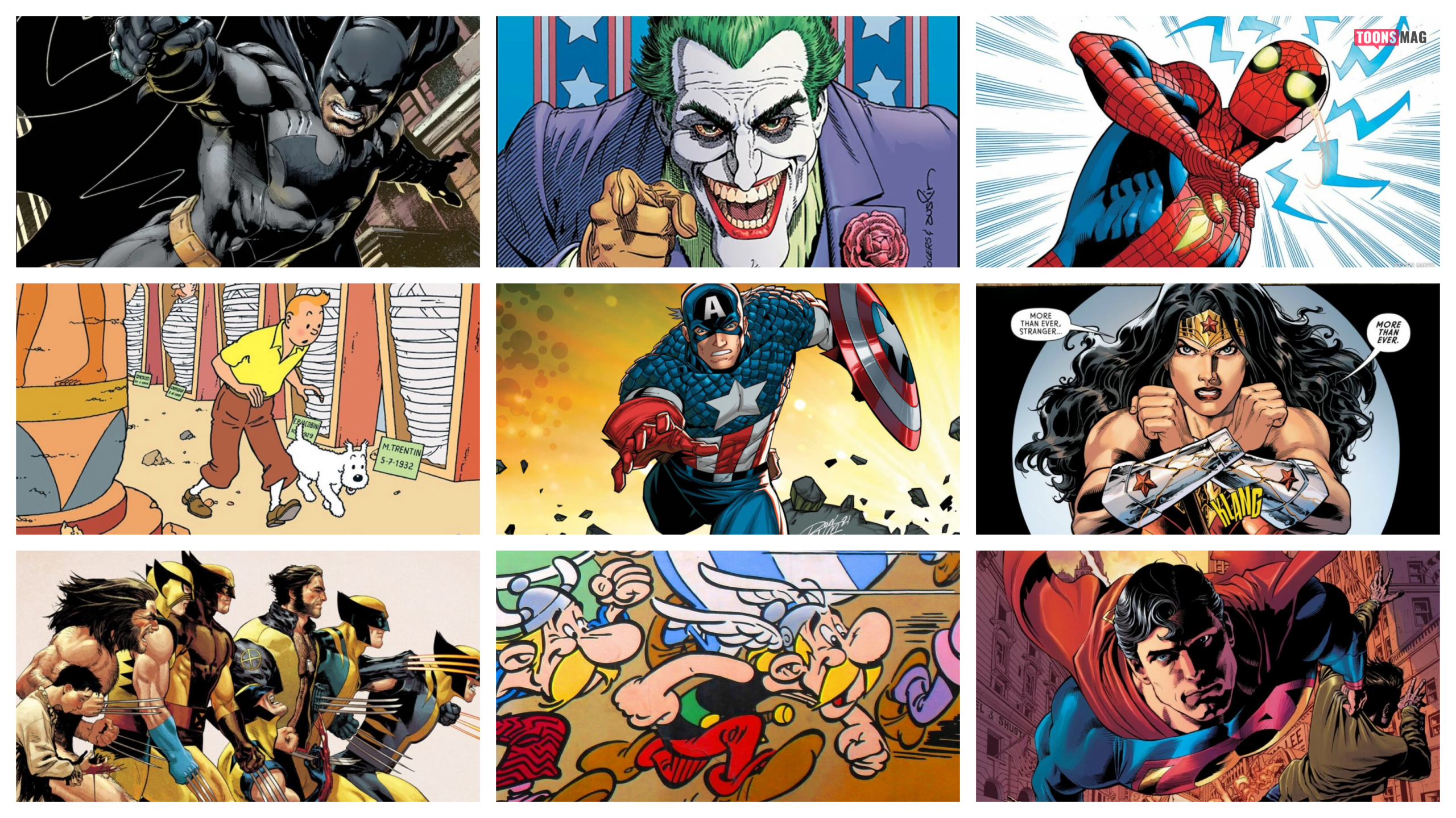 30 Most Famous Comics Characters From The World - Toons Mag