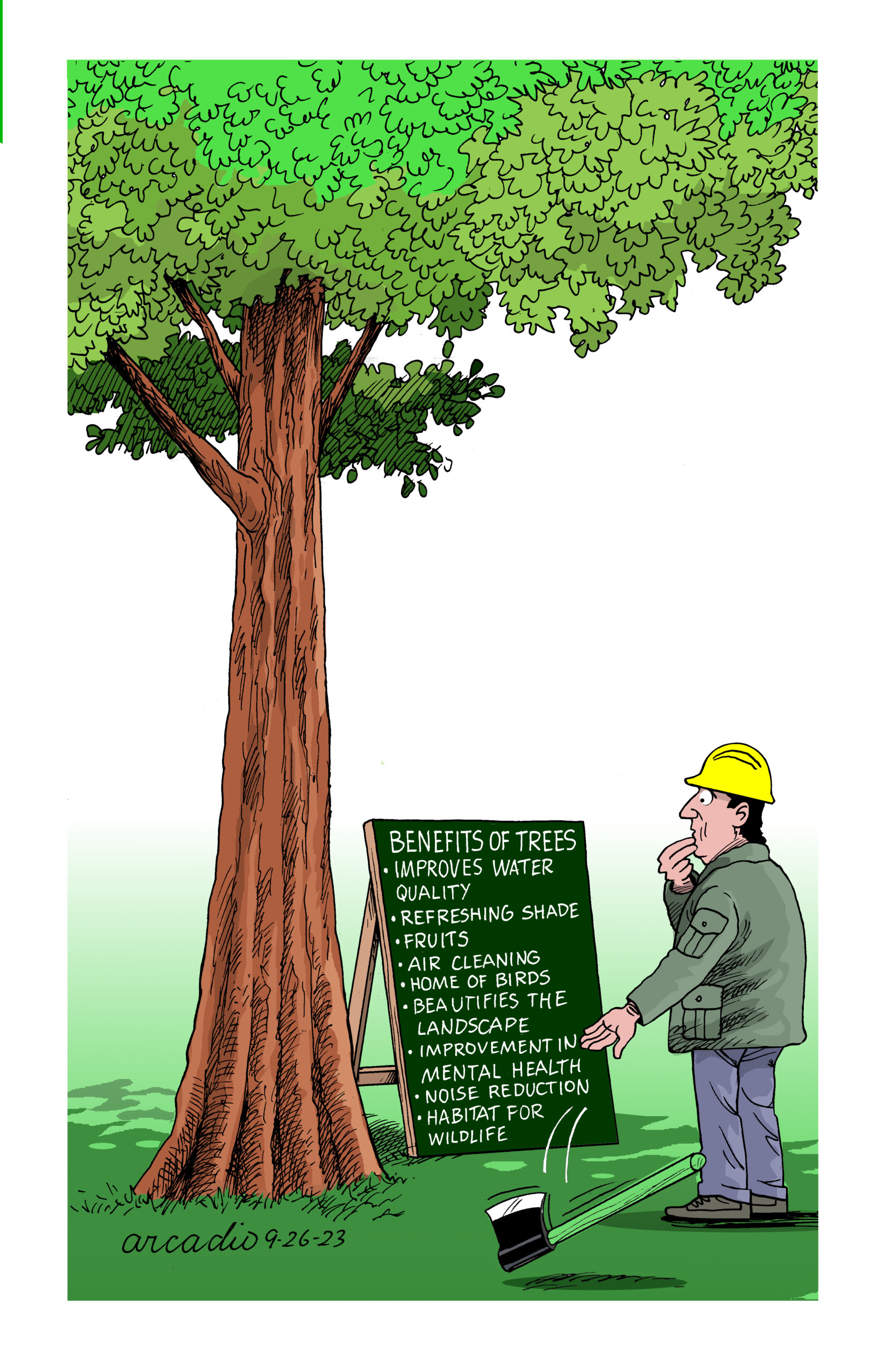 Benefits Of Trees. - Toons Mag