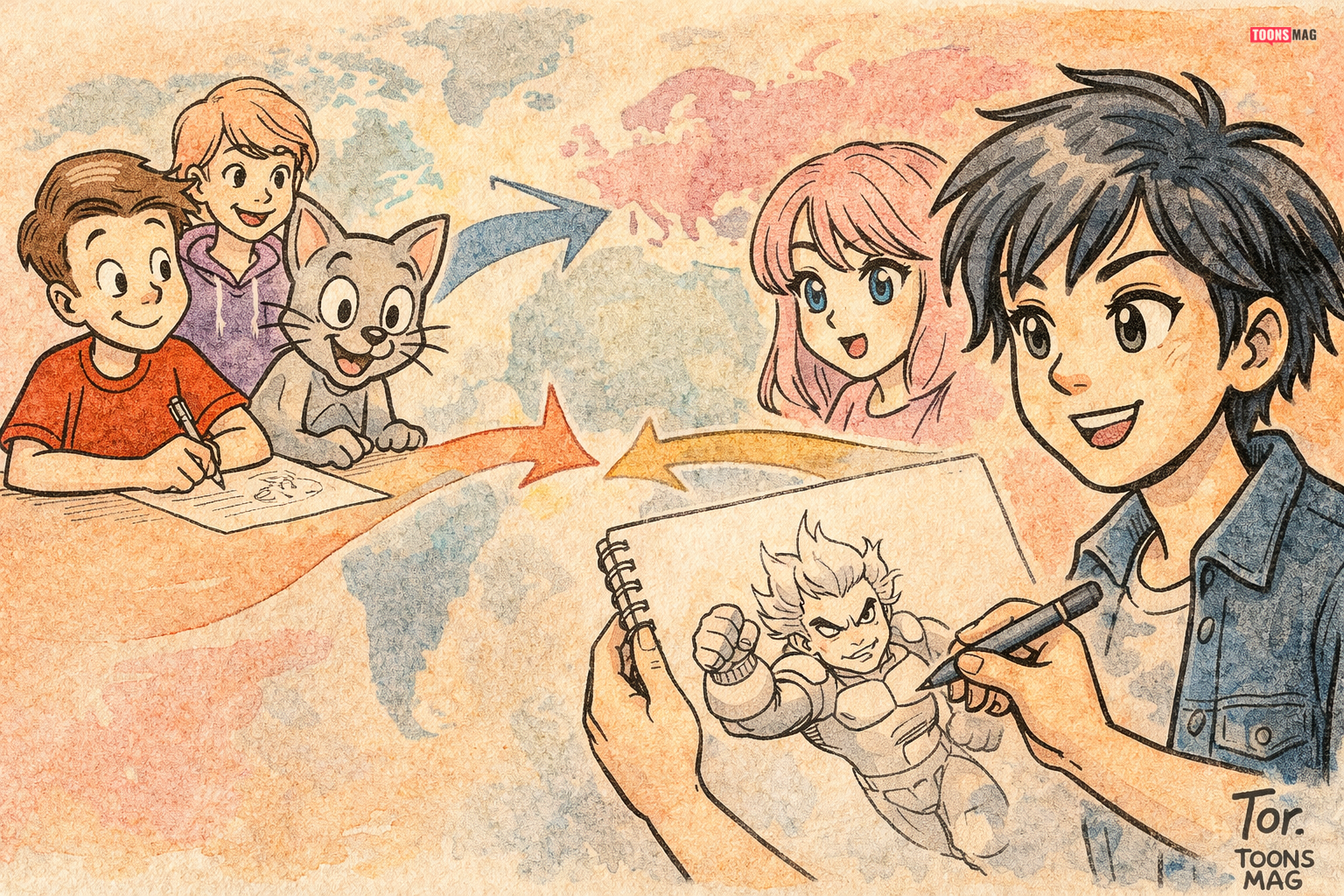 The Global Influence Of Japanese Manga On Western Cartoons - Toons Mag