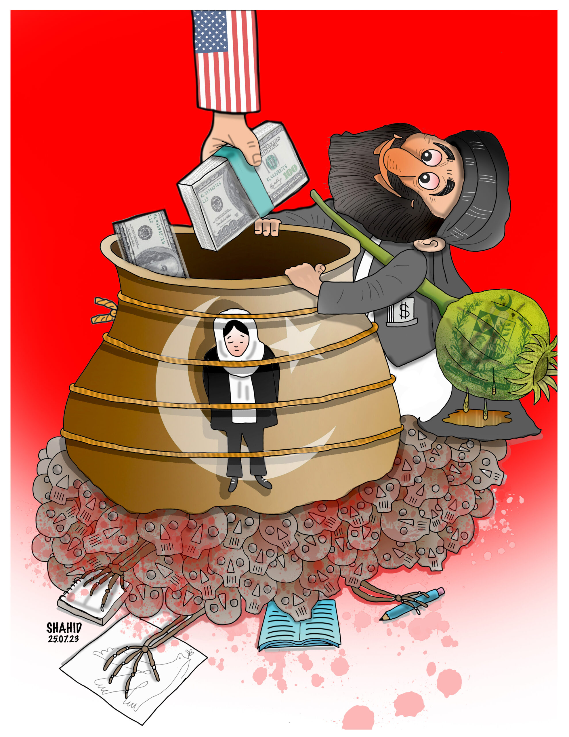 Supporting Terrorism! - Toons Mag