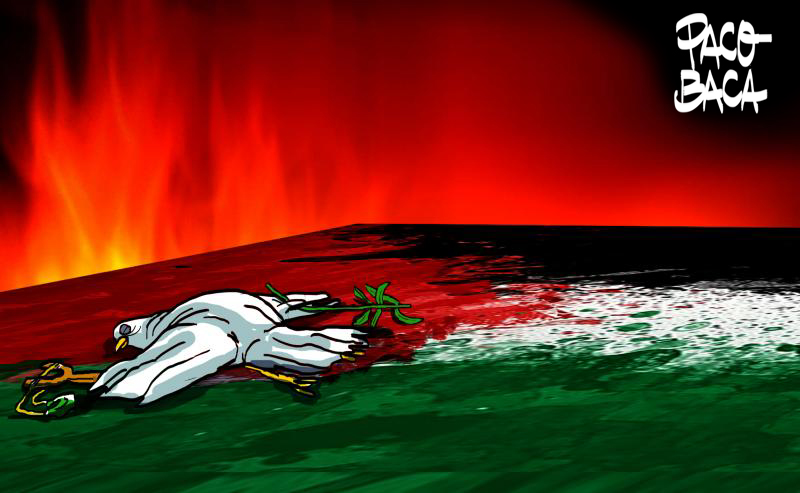 Fractured Peace: A Symbolic Tale Of Conflict In Palestine - Toons Mag