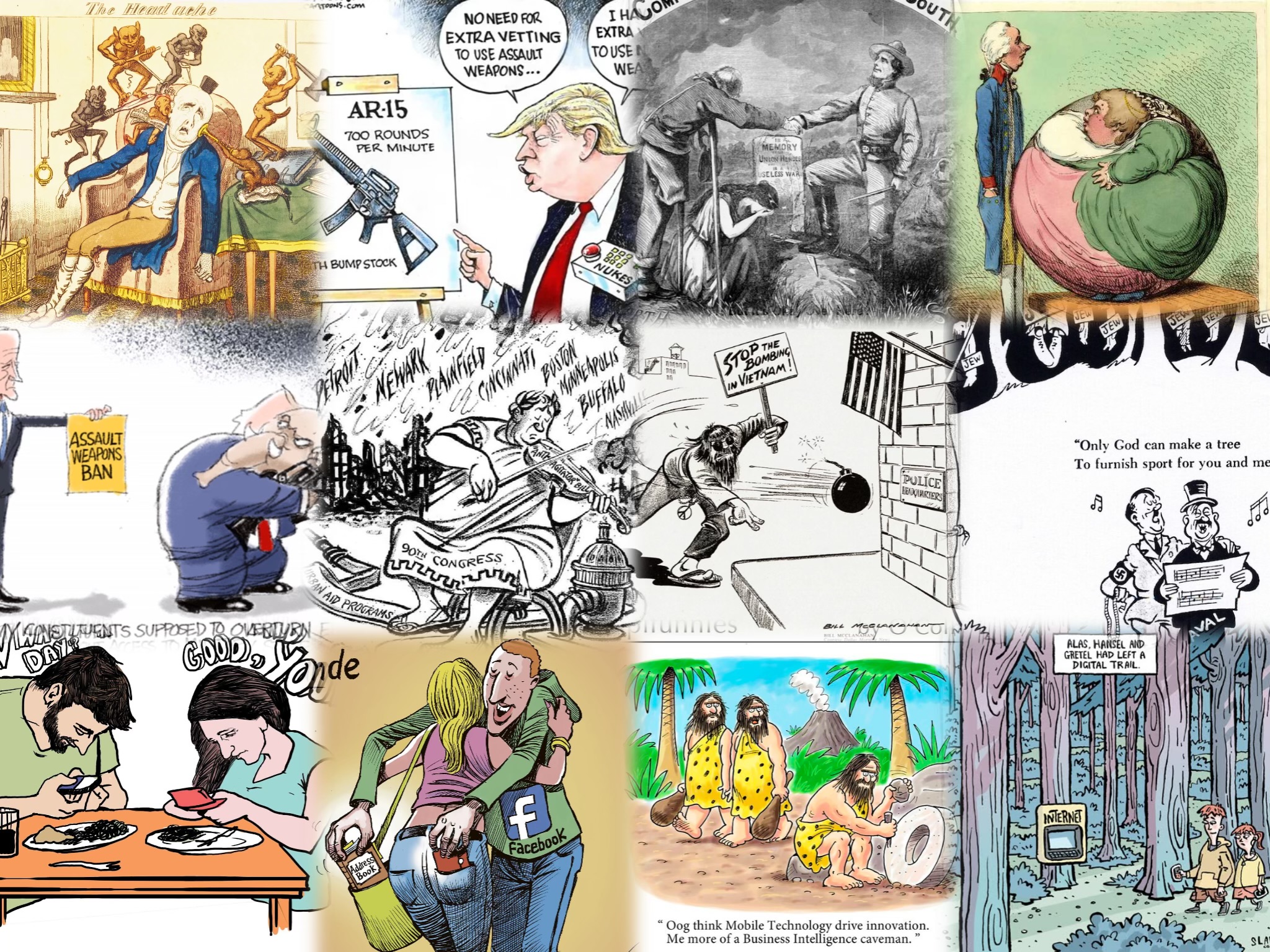 The Art Of Satire: The Role Of Editorial Cartoons In Historic Moments ...