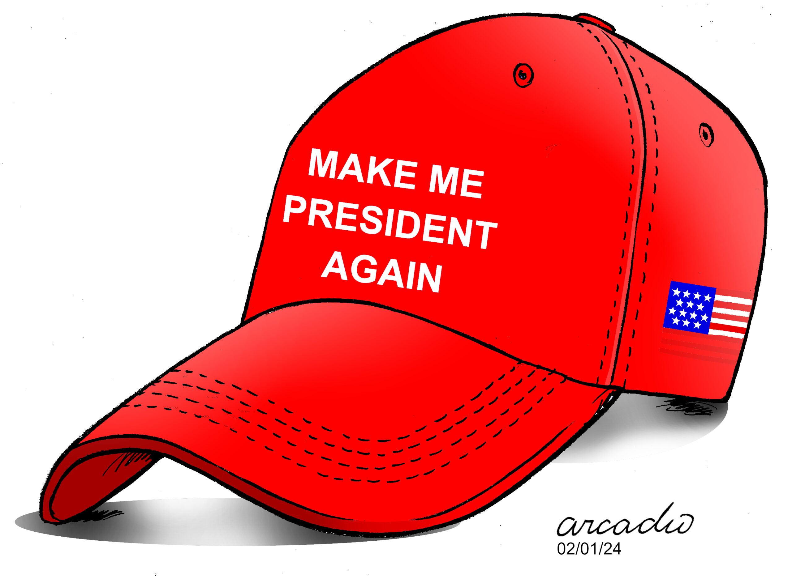The Cap Of Trump - Toons Mag