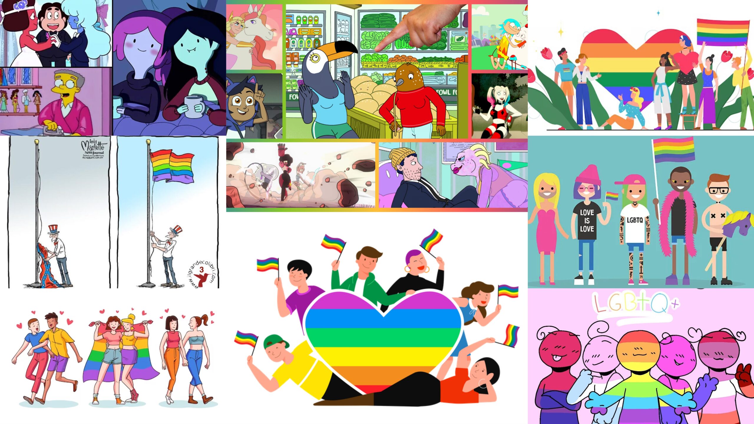 30 Unique LGBTQ+ Cartoon Drawing Ideas: Unveiling The Spectrum - Toons Mag