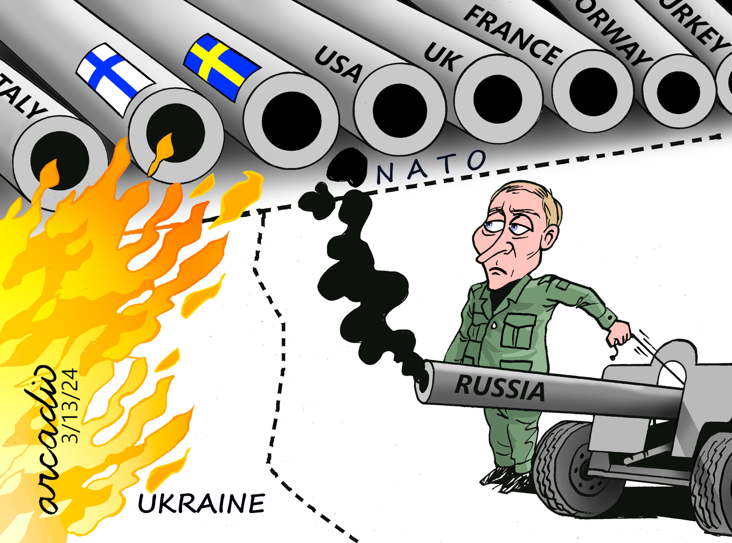 NATO Everywhere. - Toons Mag