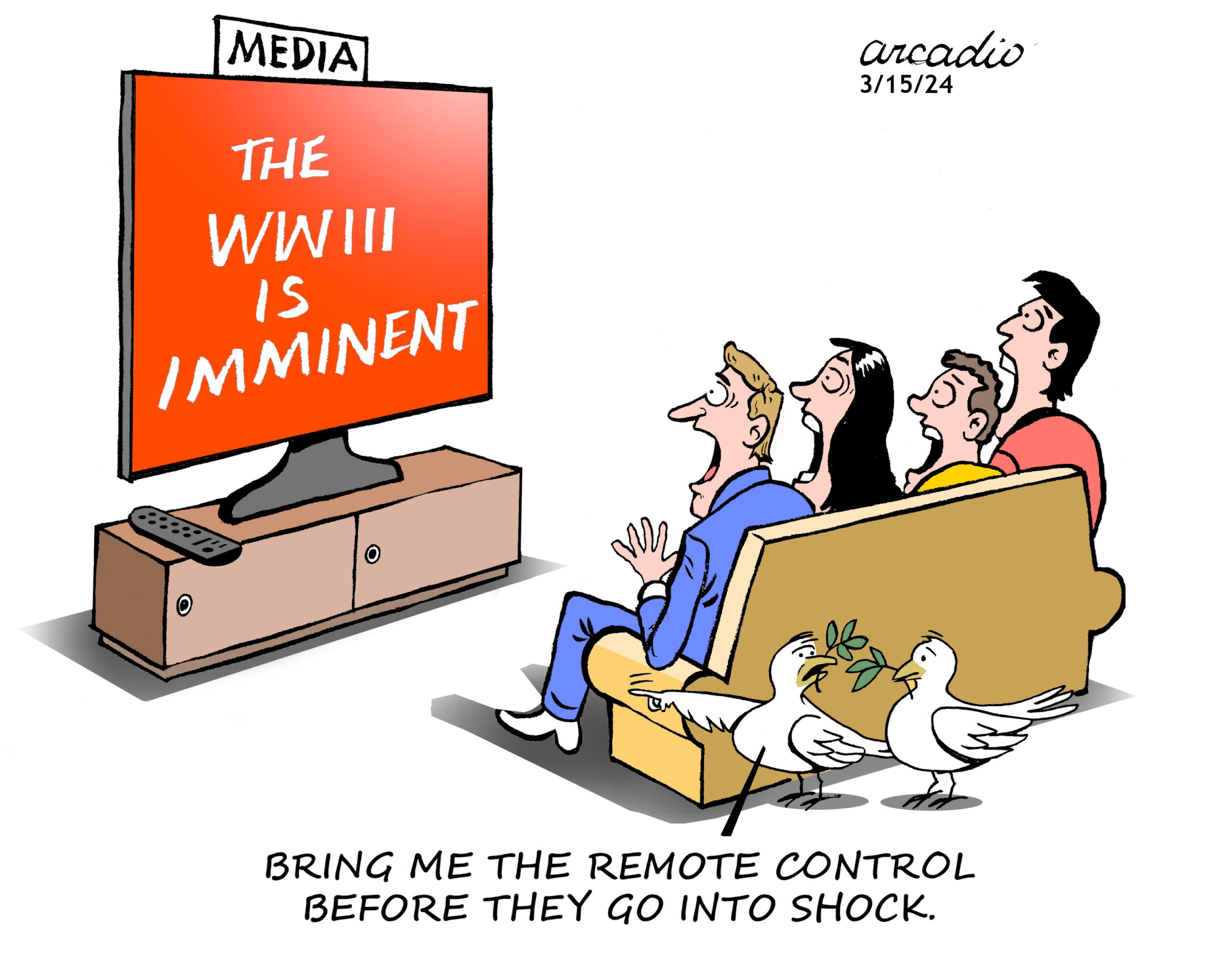 The Media Obsessed With The WWIII - Toons Mag