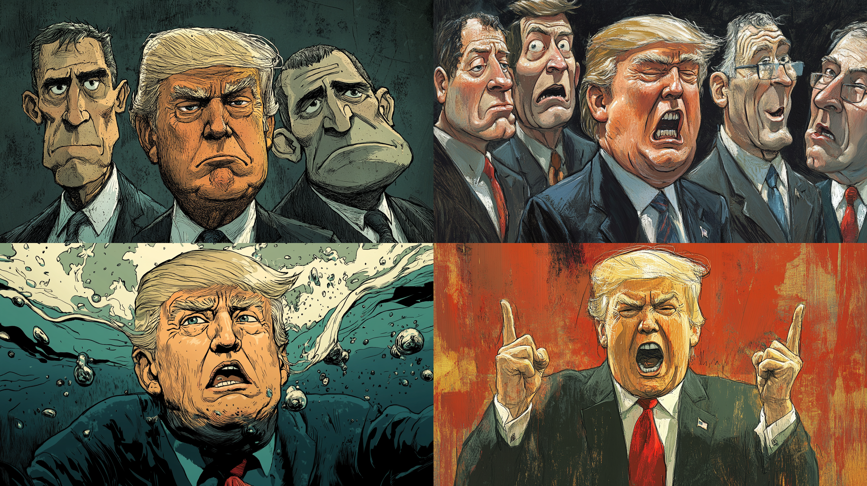 How Editorial Cartoonists Capture The Essence Of Political Figures ...
