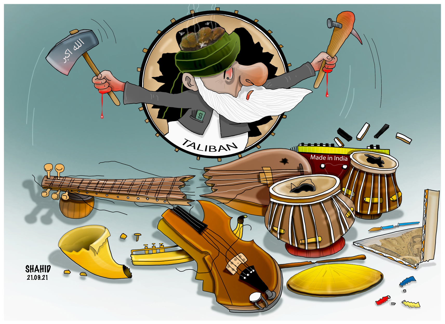 Taliban Against Science And Art! - Toons Mag