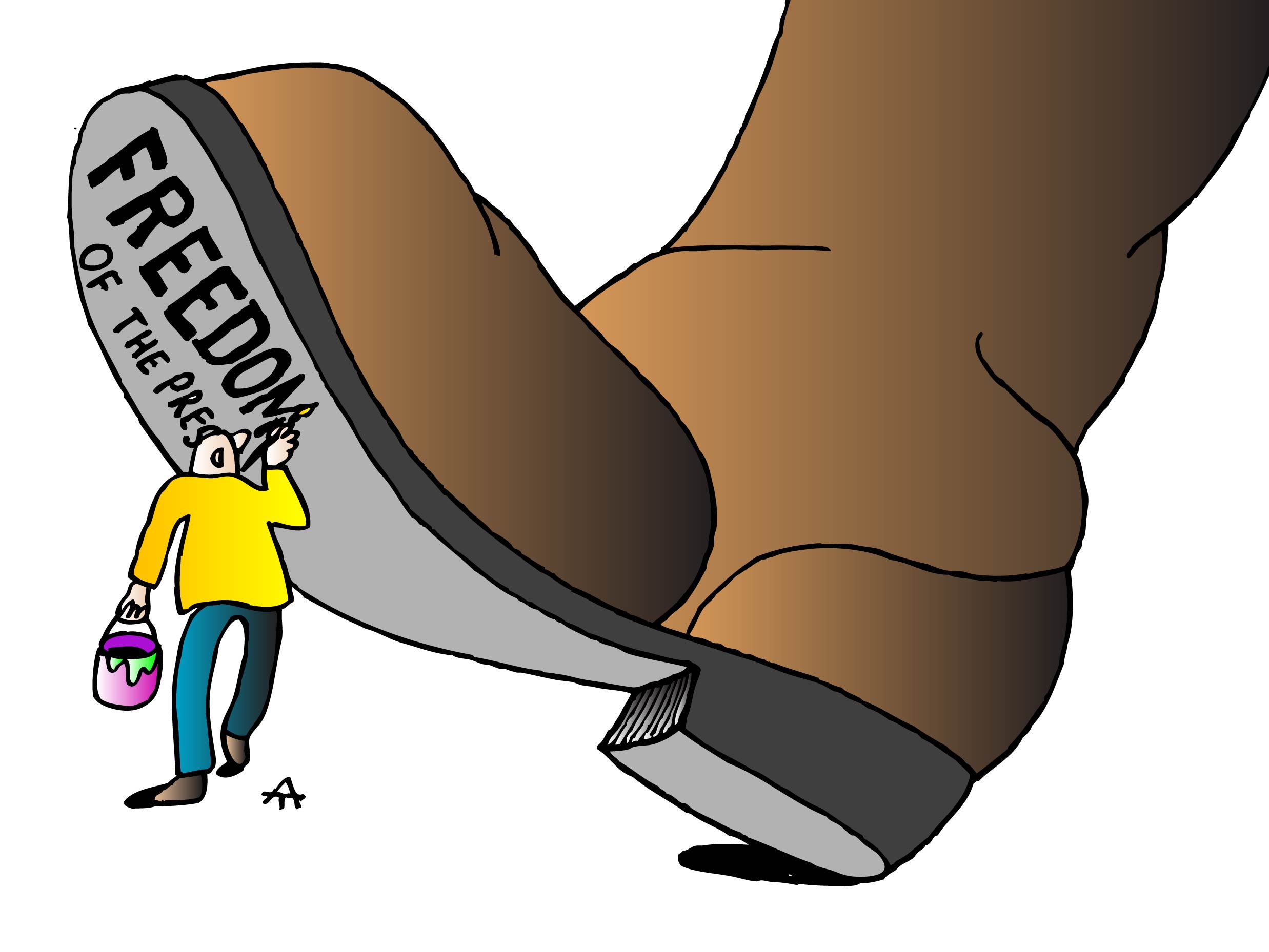 Freedom Of The Press - Toons Mag