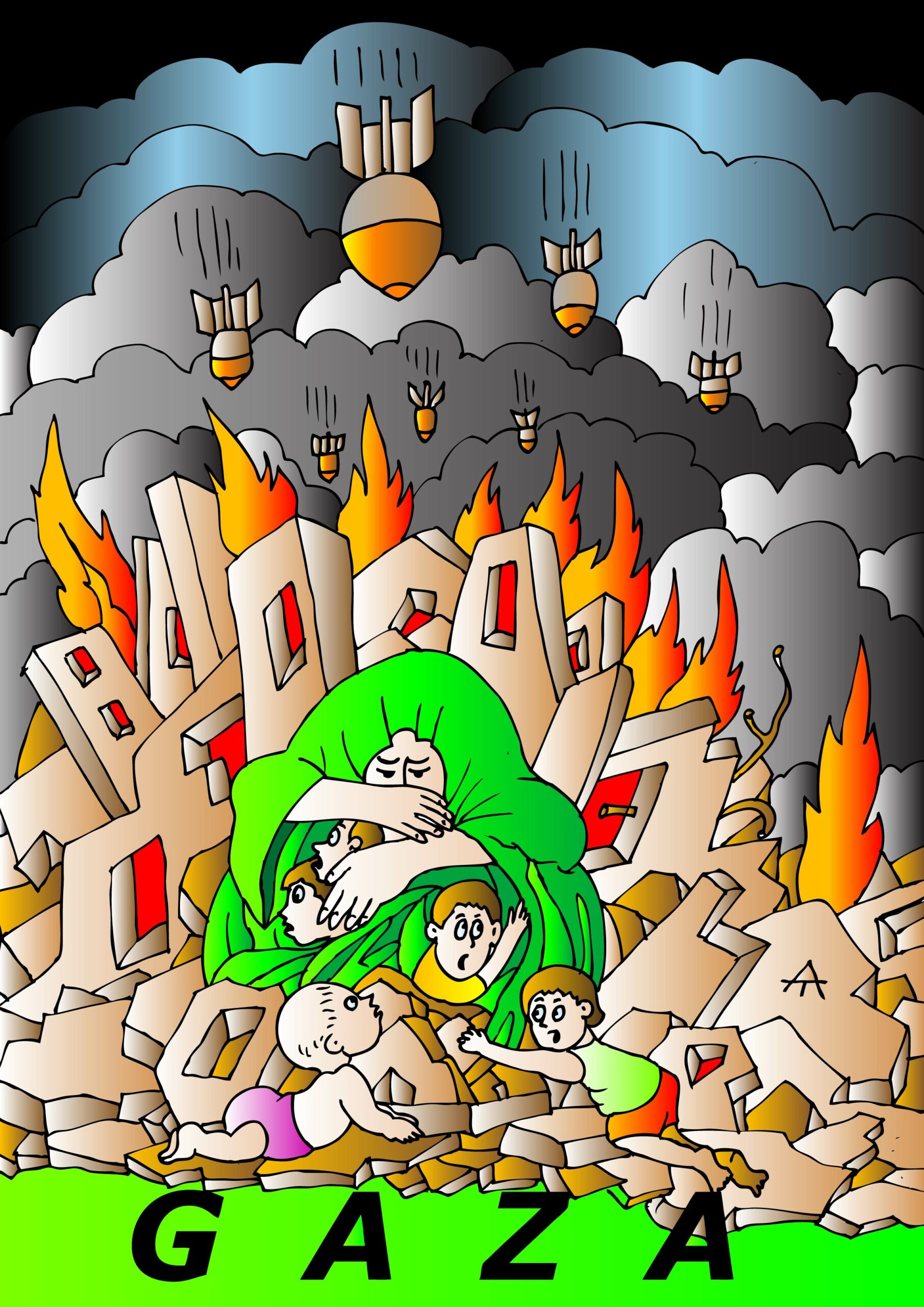 Cartoon For GAZA - Toons Mag