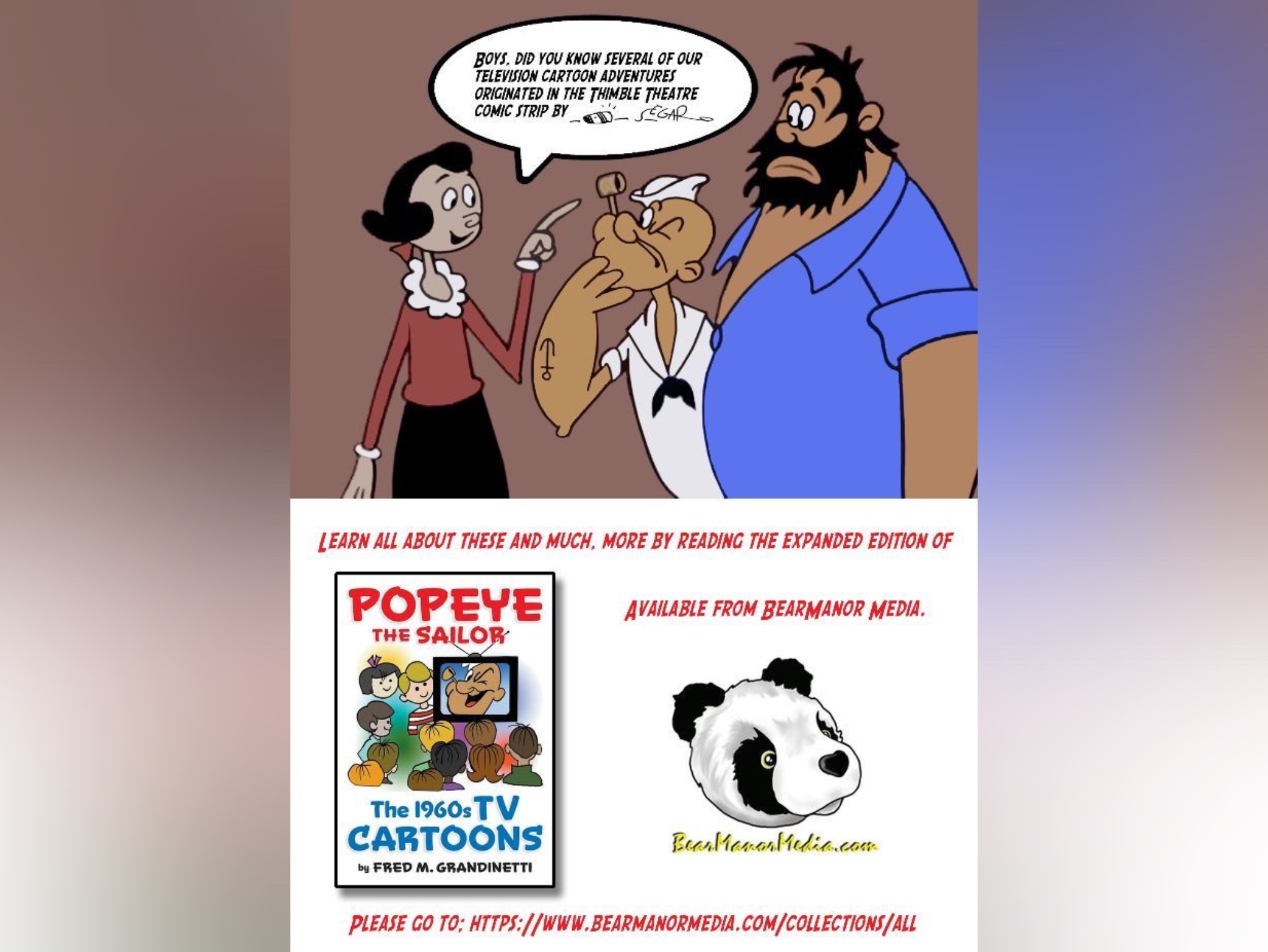 Popeye The Sailor's Television Adventures Explored In New Book By Fred ...
