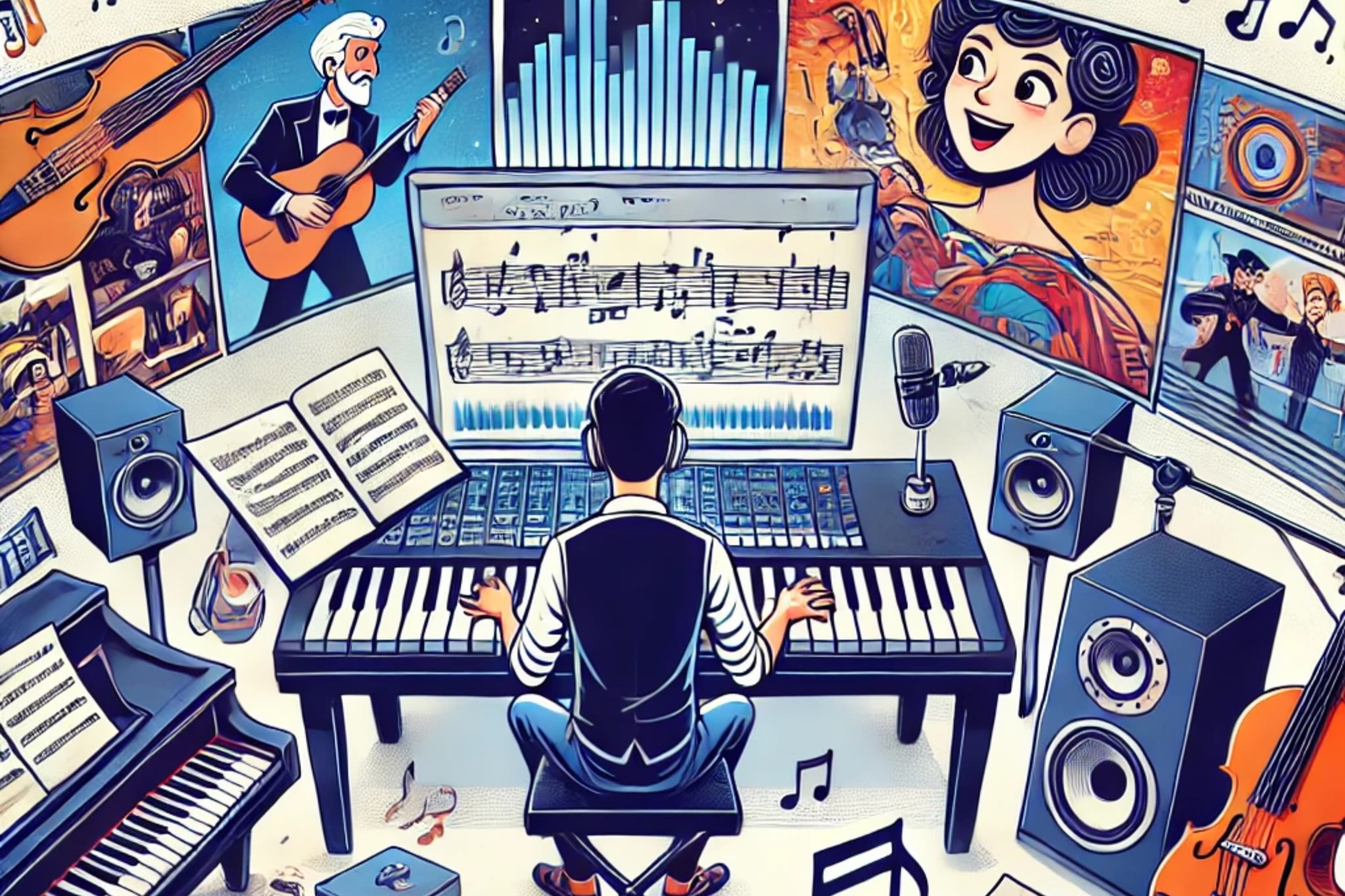 The Process Of Composing Original Music For Animated Movies - Toons Mag