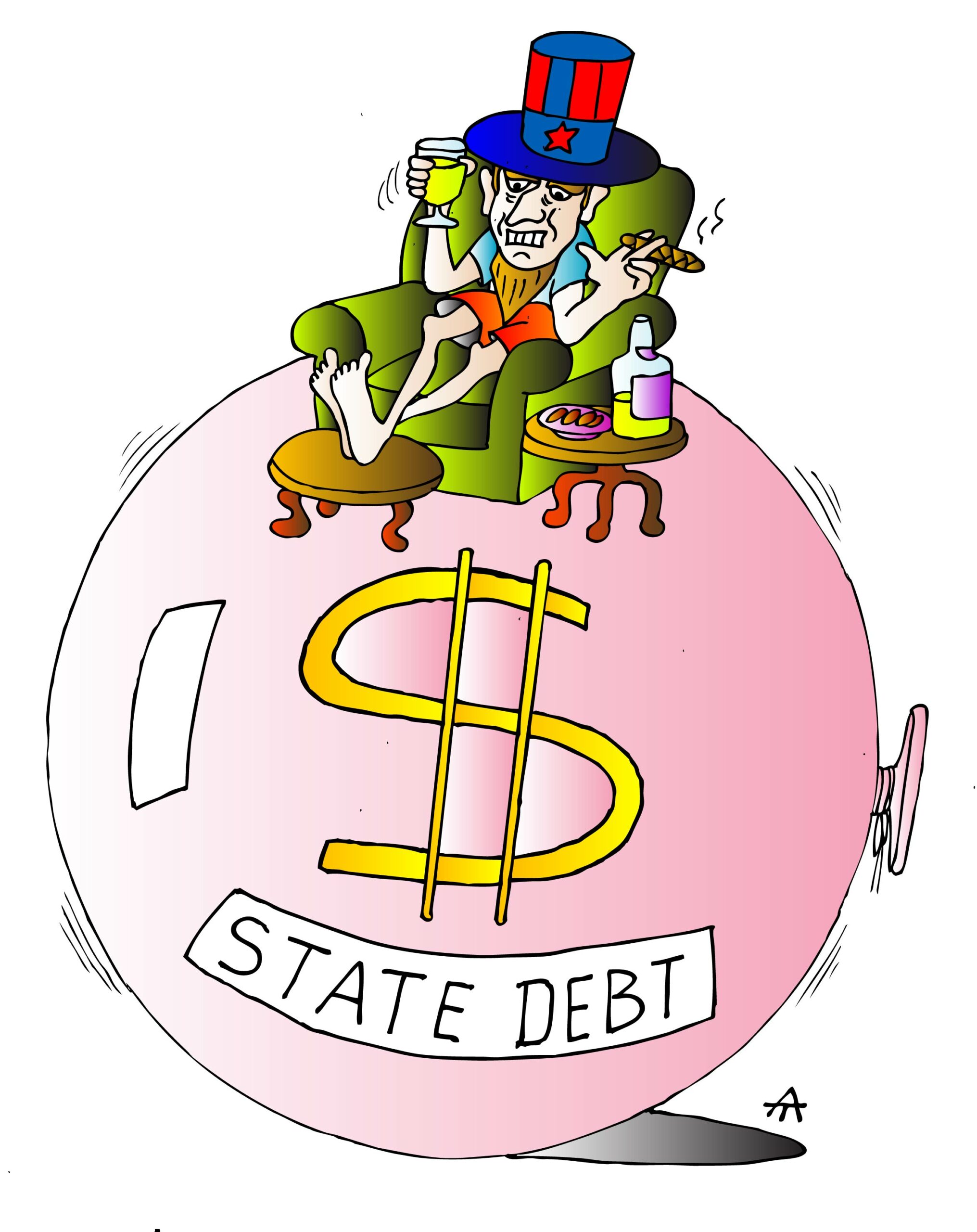 The Burden Of State Debt - Toons Mag