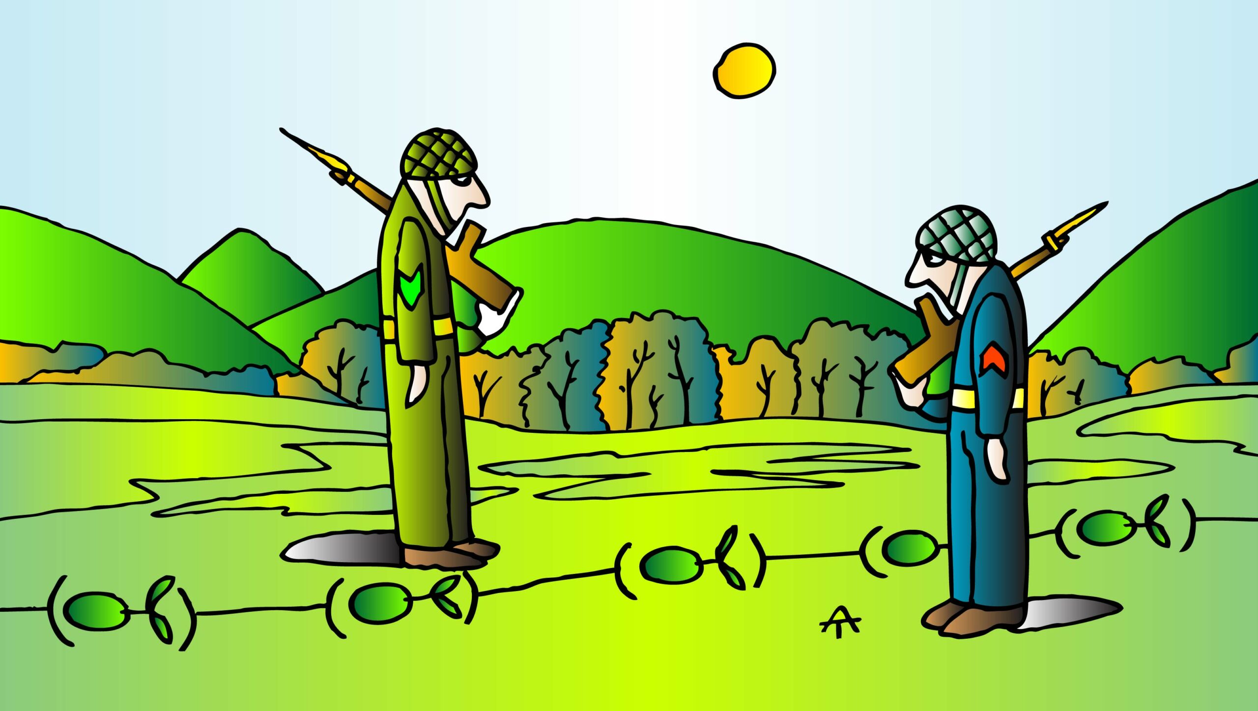 The Dividing Line - Toons Mag