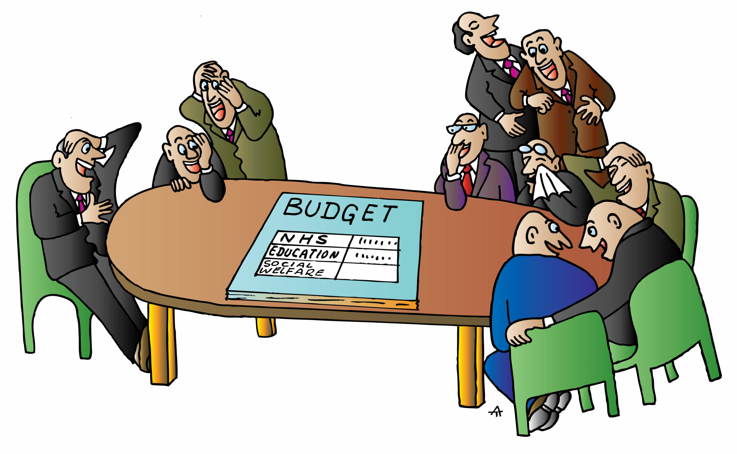 The Heavyweight Of Budget Cuts - Toons Mag
