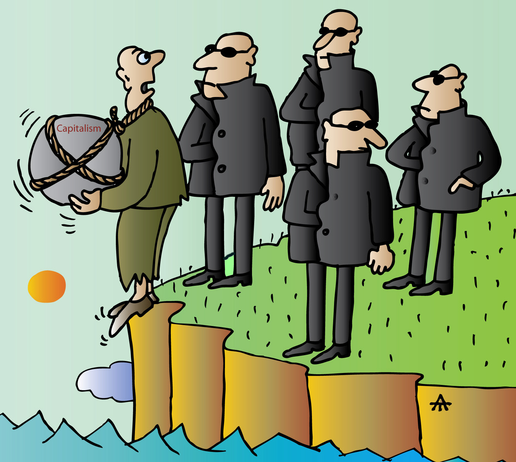 Capitalism's Puppet Master - Toons Mag