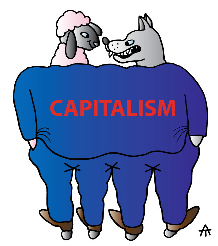 Capitalism's Ladder Of Inequality - Toons Mag