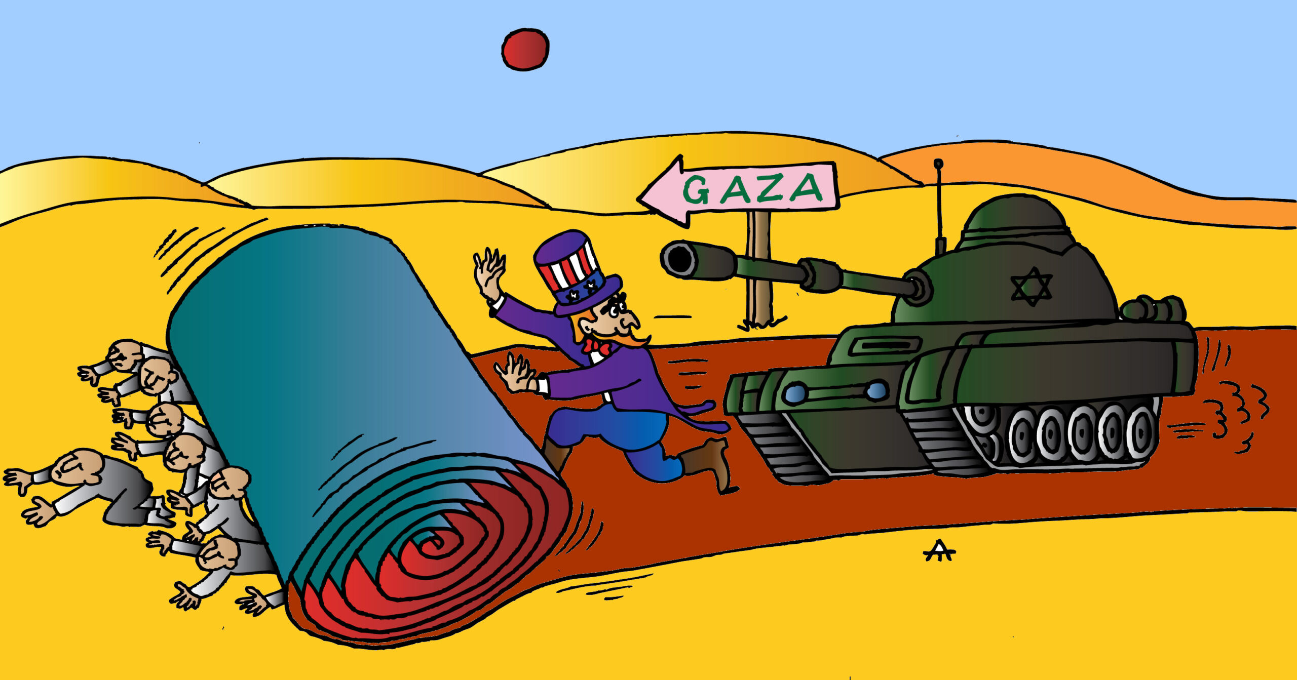 Gaza Under Siege - Toons Mag