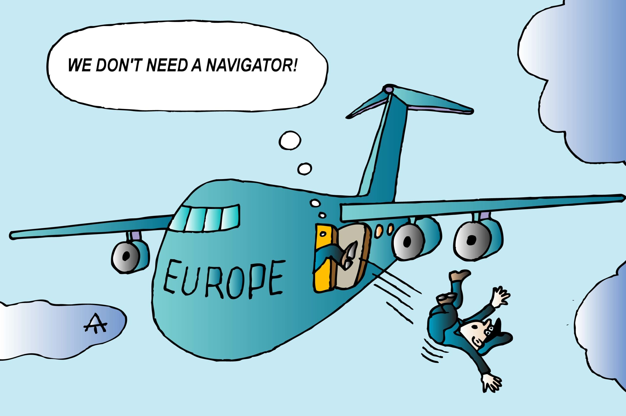 Flying Without Guidance - Toons Mag