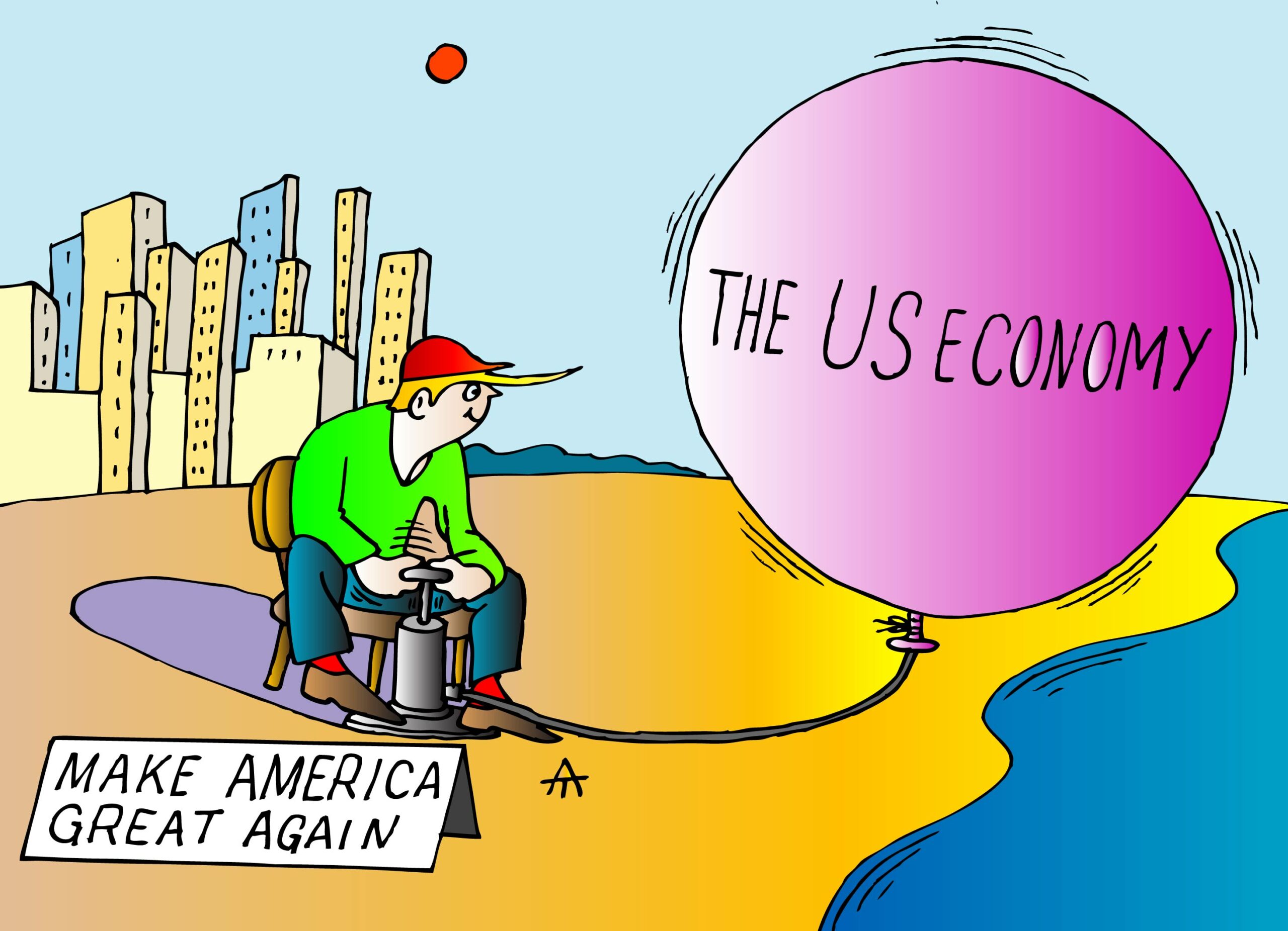 American Economy Cartoons Us Economy Cartoons