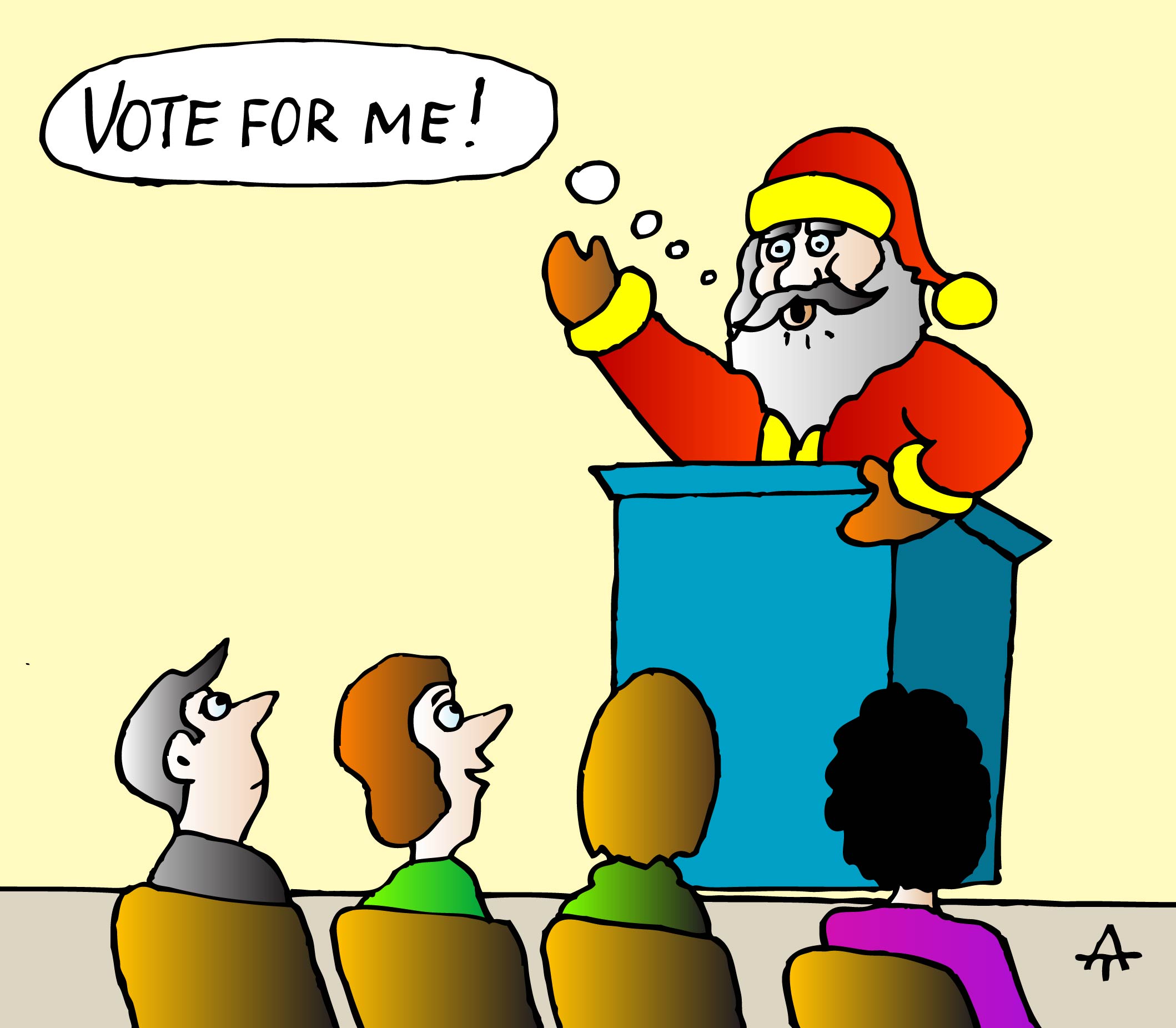 Santa For President? - Toons Mag