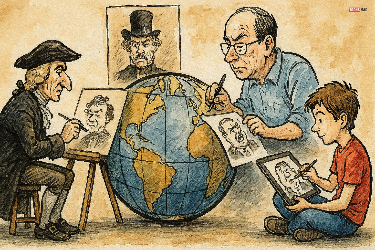 Global History And Evolution Of Editorial Cartoons - Toons Mag