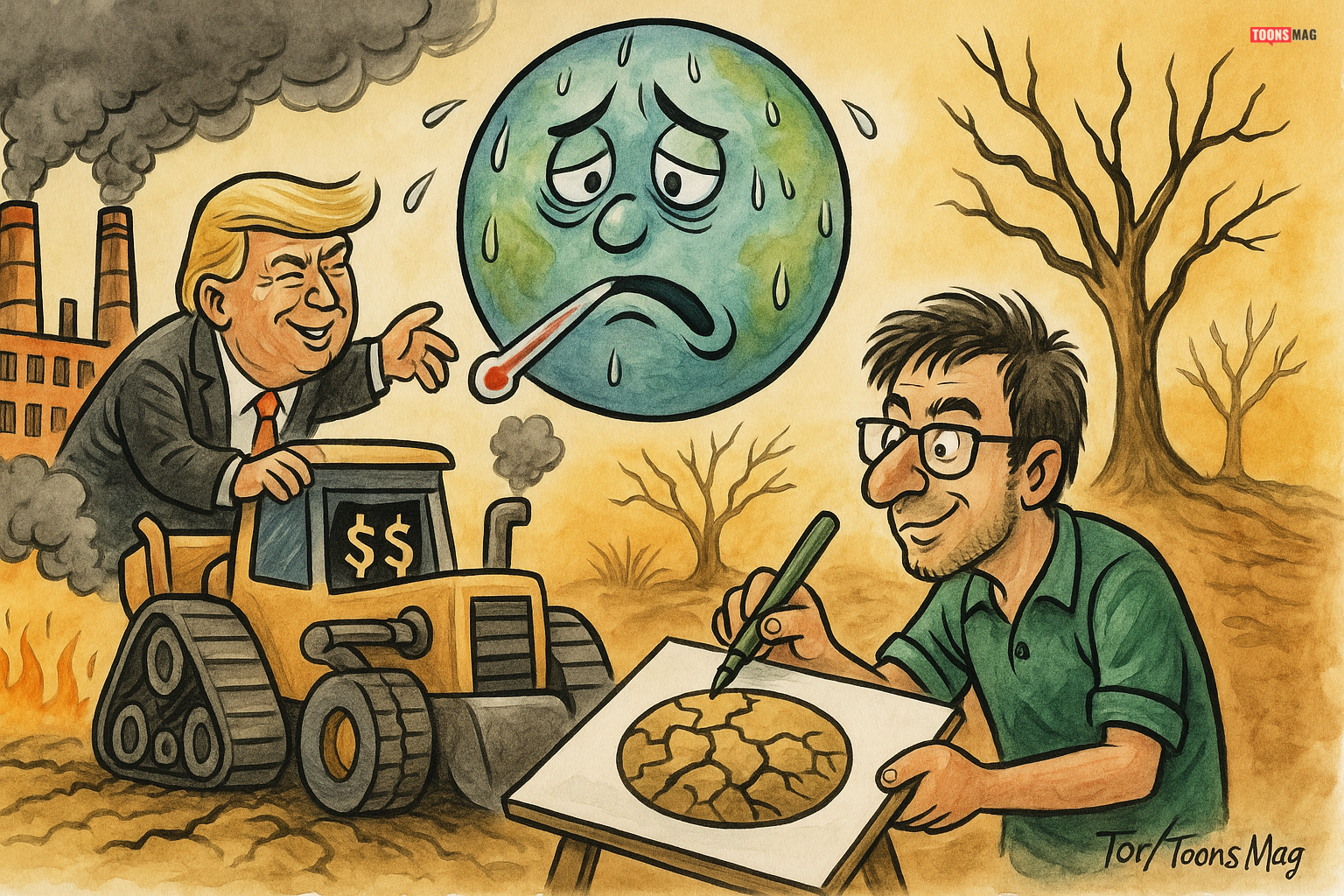 Editorial Cartoons And Environmental Advocacy: Drawing Attention To ...